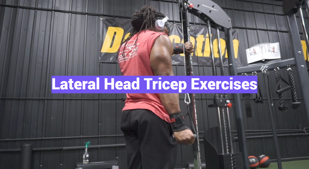 Lateral Head Tricep Exercises - Rio Linda Fitness